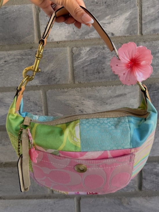Coach | Bags | Coach Hamptons Pastel Patchwork Hobo Shoulder Bag Y2k ...